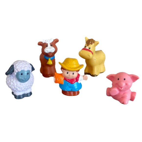 Fisher-Price | Toys | Fisher Price Little People Farm Animals Lot Of 5 ...